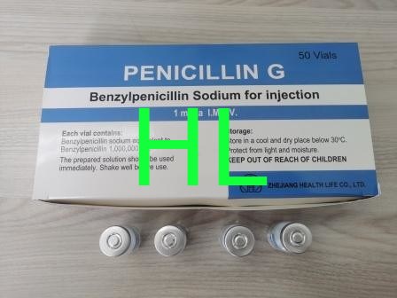 Benzyl Penicillin Sodium For Injection 1 Mega / 5 Mega Antibiotic Drugs