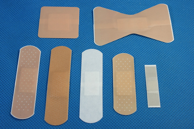 Disposable Adhesive Sterile Wound Plaster PE / PU / PVC / Non - Woven