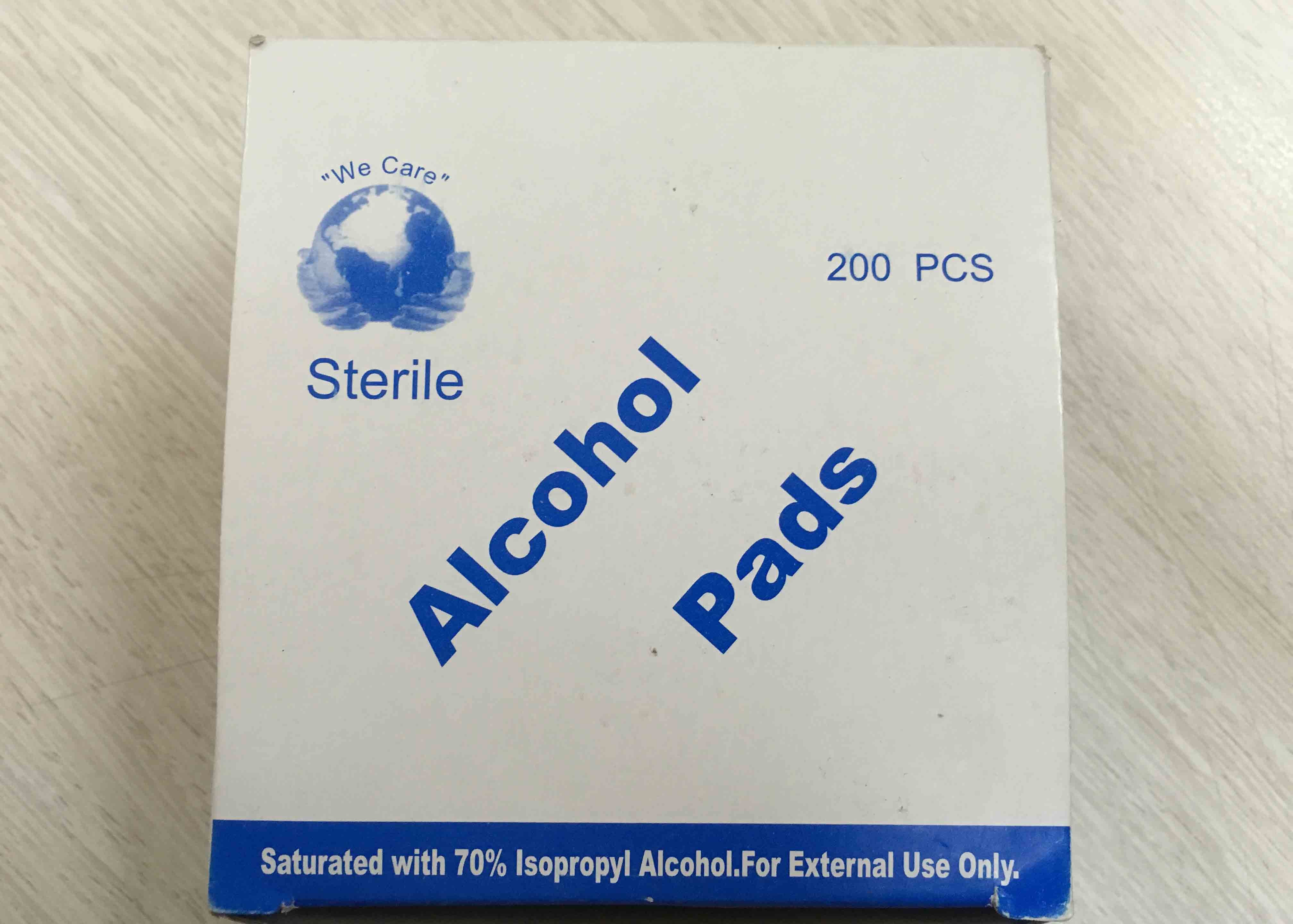 Medical Use Sterile Alcohol Pads Saturated With 70% Lsopropyl Alcohol