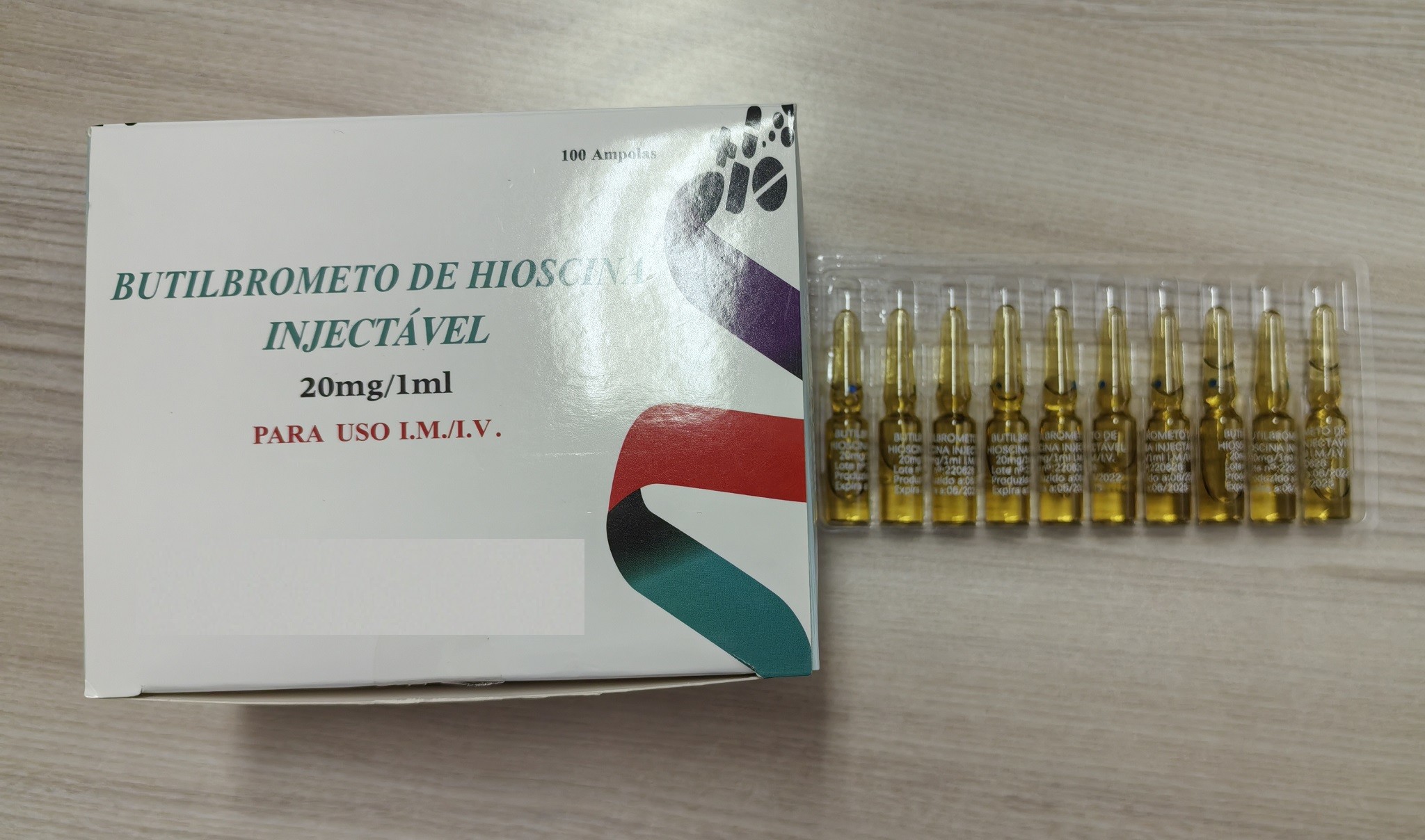 Hyoscine butylbromide Injection 20MG / 2ML Antispasmodic Medicines