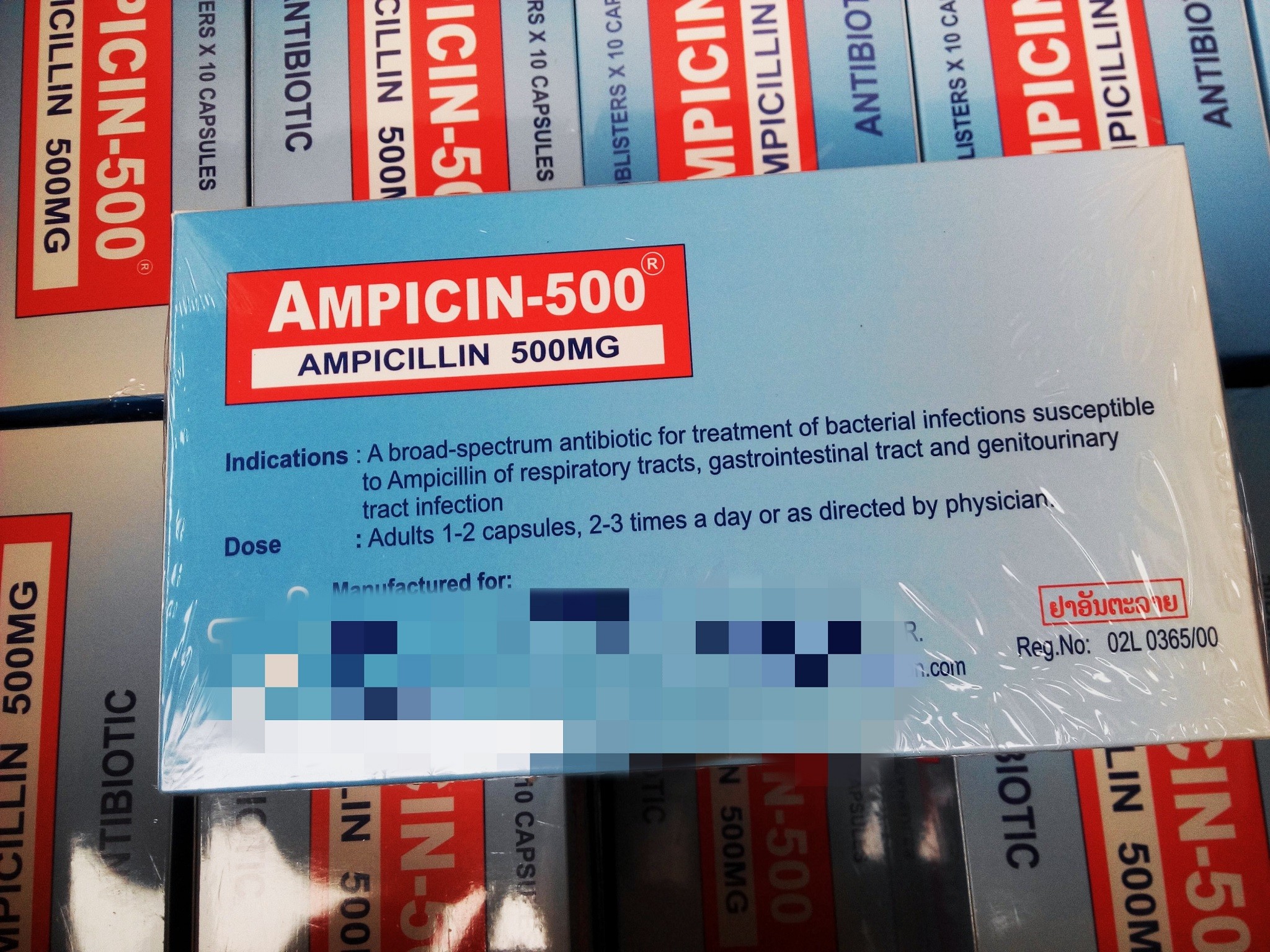 Ampicillin Capsules 250MG 500MG BP / USP Penicillins Medicines