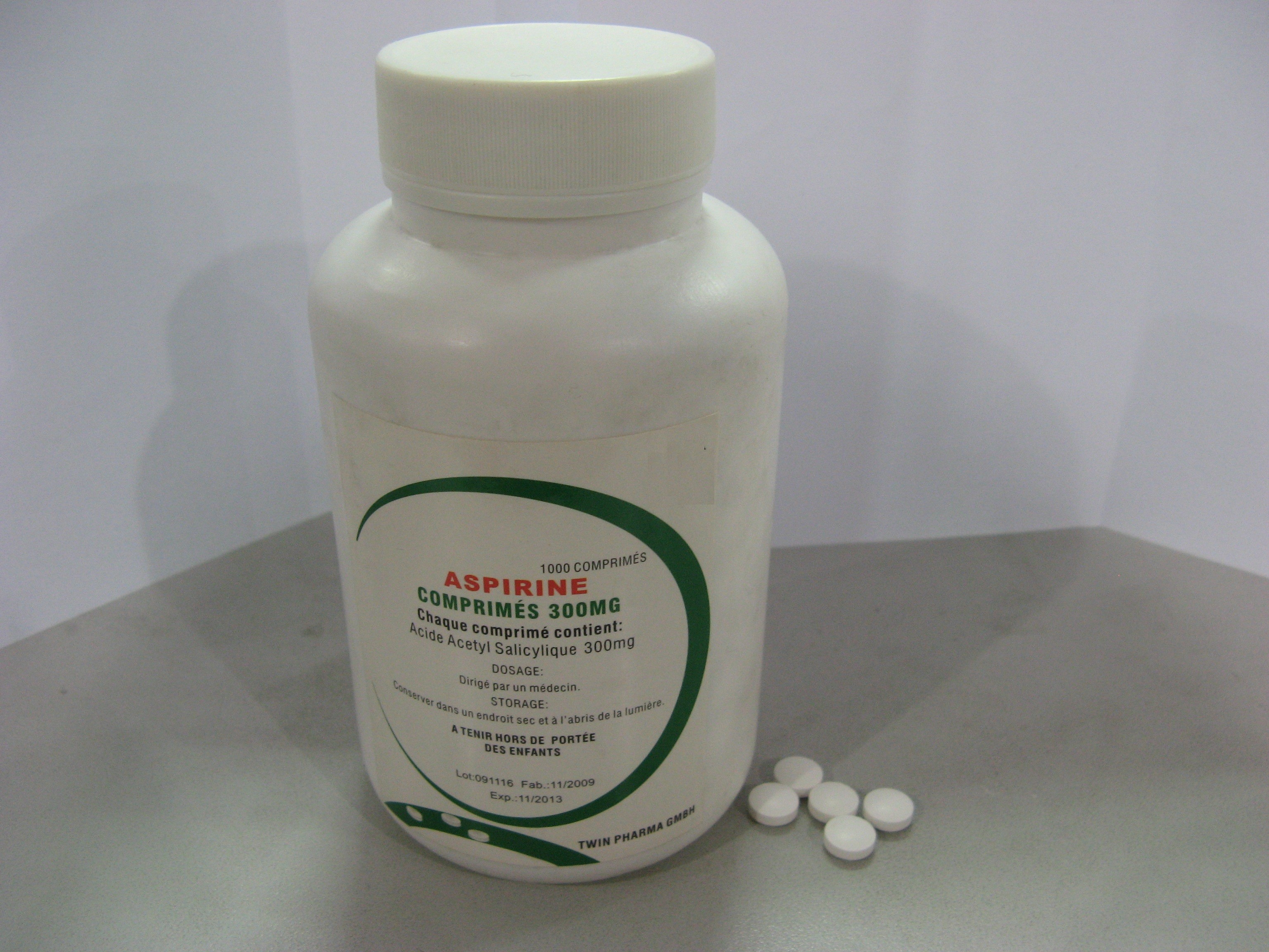 Aspirin Tablets 100MG 300MG 500MG Antipyretic - analgesic Medicines